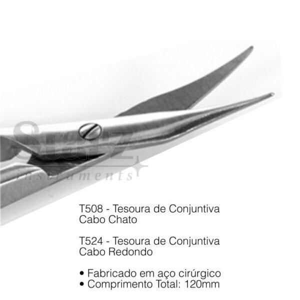 Tesoura de Conjuntiva Curva – Femed